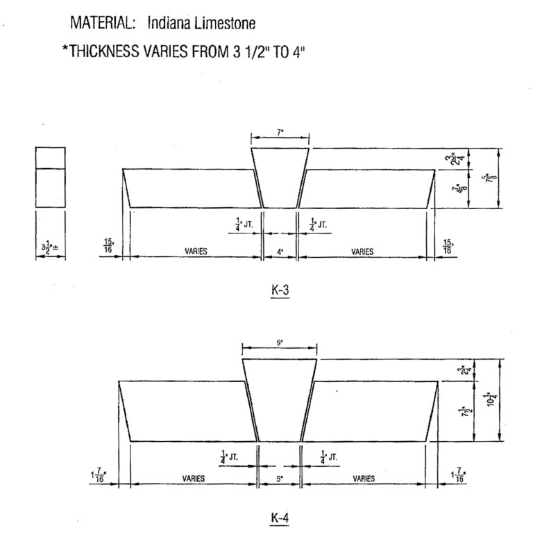 Limestone Keystone Header Specifications - Liberty Limestone