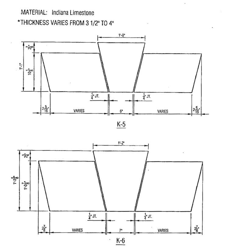 Limestone Keystone Header Specifications - Liberty Limestone